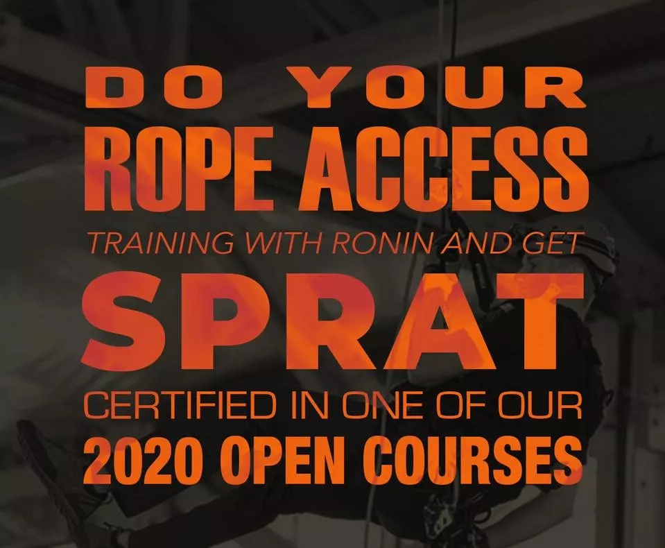 Rope accès training - SPRAT | NÉVÉ Formations